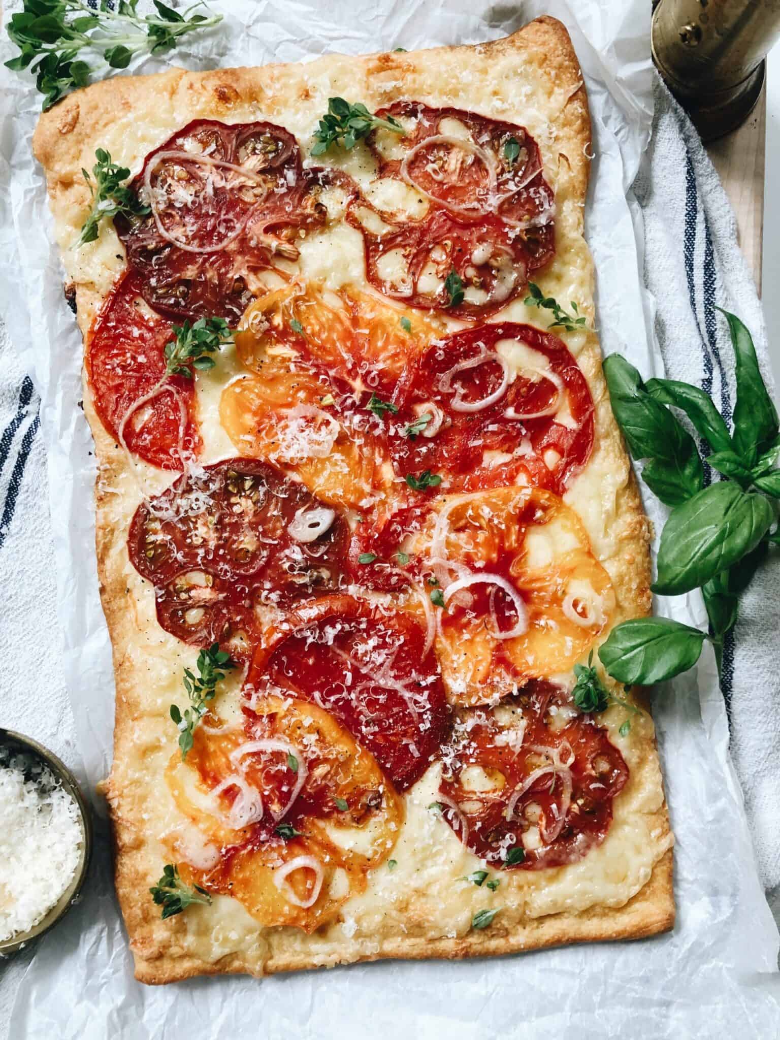 Tomato Pie: A Delicious Twist on Classic Italian Flavors - Recips by lily