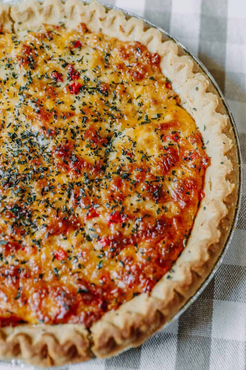 Tomato Pie: A Delicious Twist on Classic Italian Flavors - Recips by lily