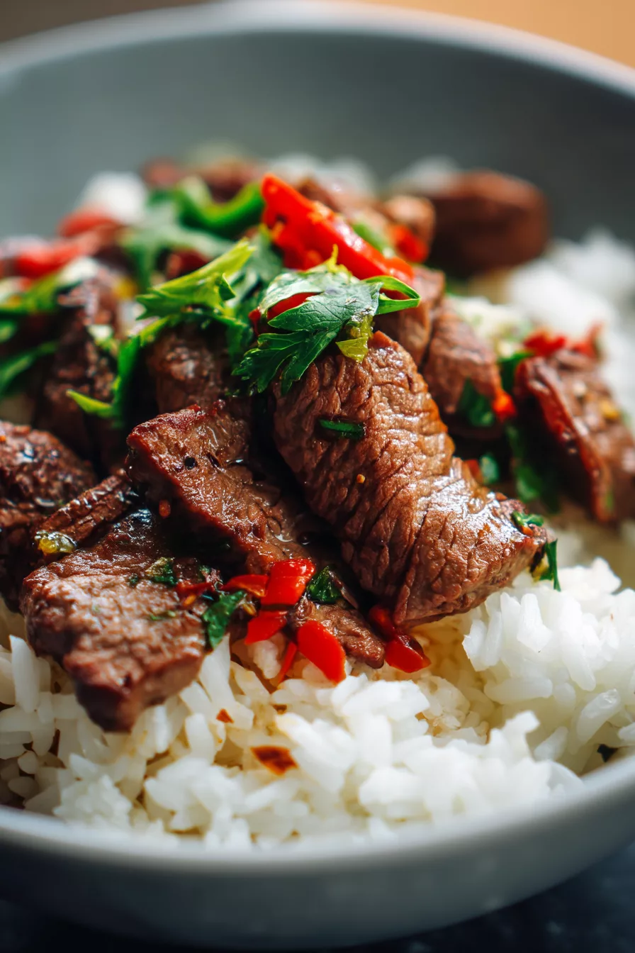 Savory Beef Recipe with Rice: A Flavorful Stir-Fry Guide