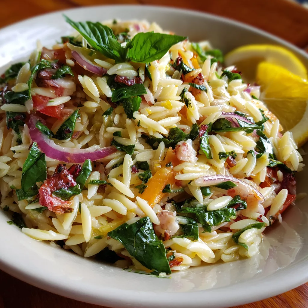 Lemon Basil Orzo Pasta Salad: A Taste of Sunshine