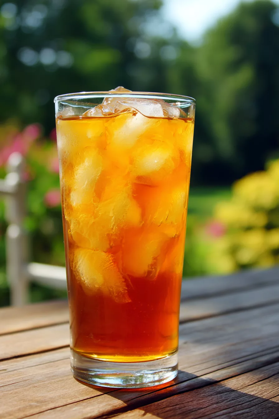 Peach Iced Tea Refresher: A Cool Summer Favorite