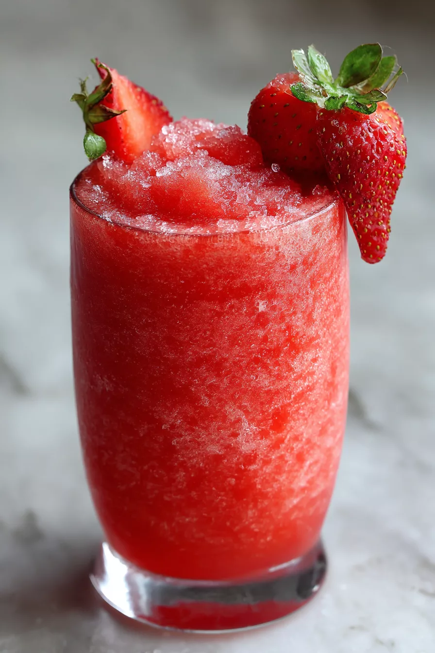 Strawberry Watermelon Slush: A Refreshing Summer Treat In Minutes