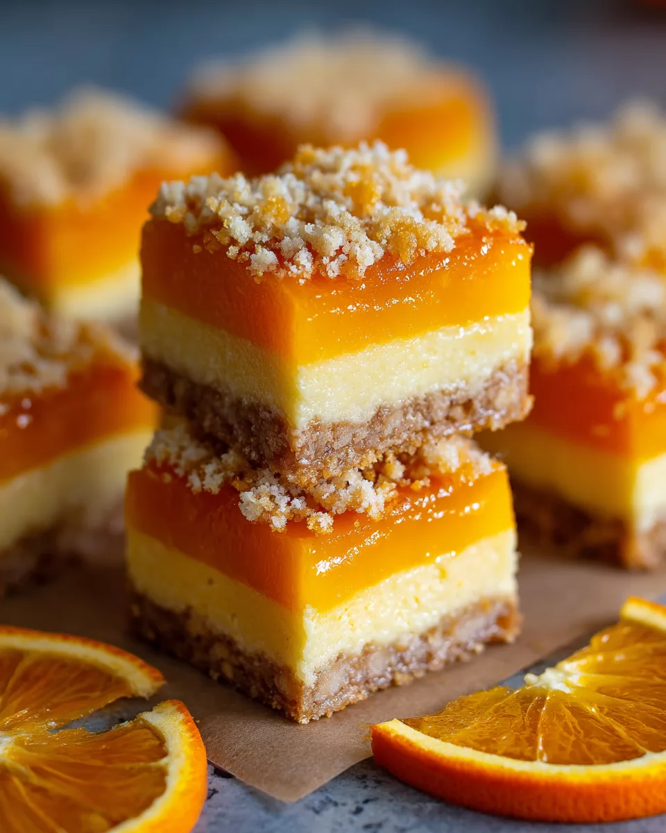 Zesty Orange Bars Recipe for a Sweet Citrus Delight
