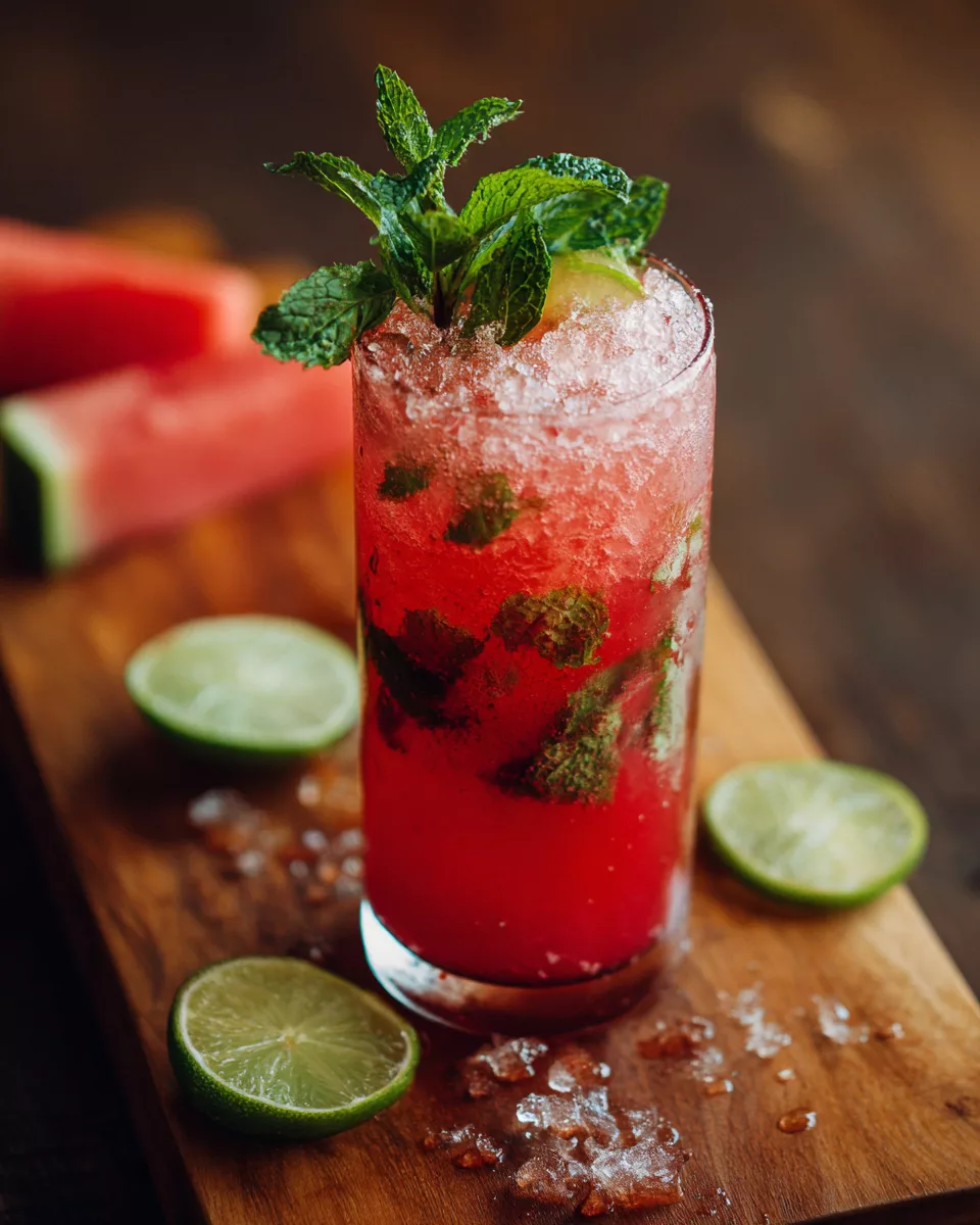Watermelon Mint Electrolyte Drink: Refreshing Summer Hydration