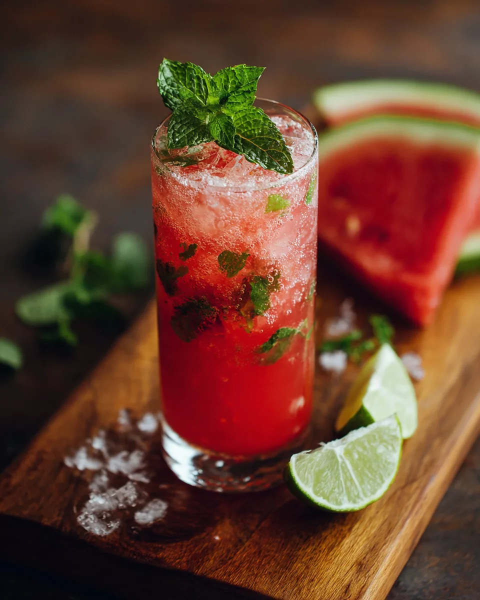 Watermelon Mint Electrolyte Drink: Refreshing Summer Hydration