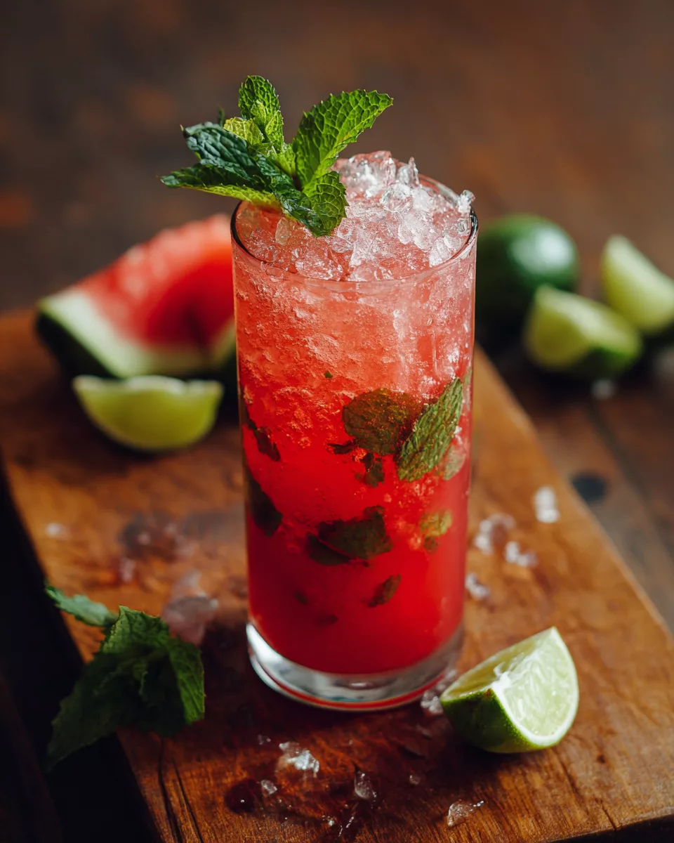 Watermelon Mint Electrolyte Drink: Refreshing Summer Hydration