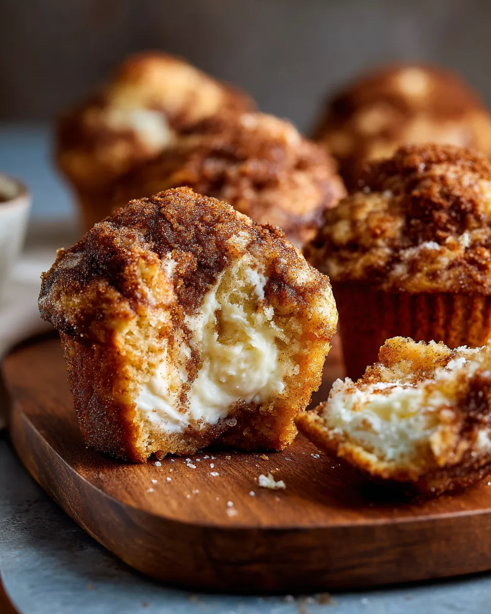 Gooey Cinnamon Cream Cheese Muffins: A Cozy Breakfast Delight