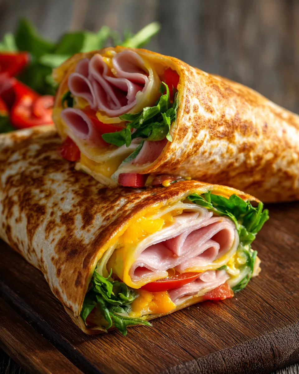 Easy Air Fryer Hot Chicken Ham And Cheese Wraps For Busy Nights