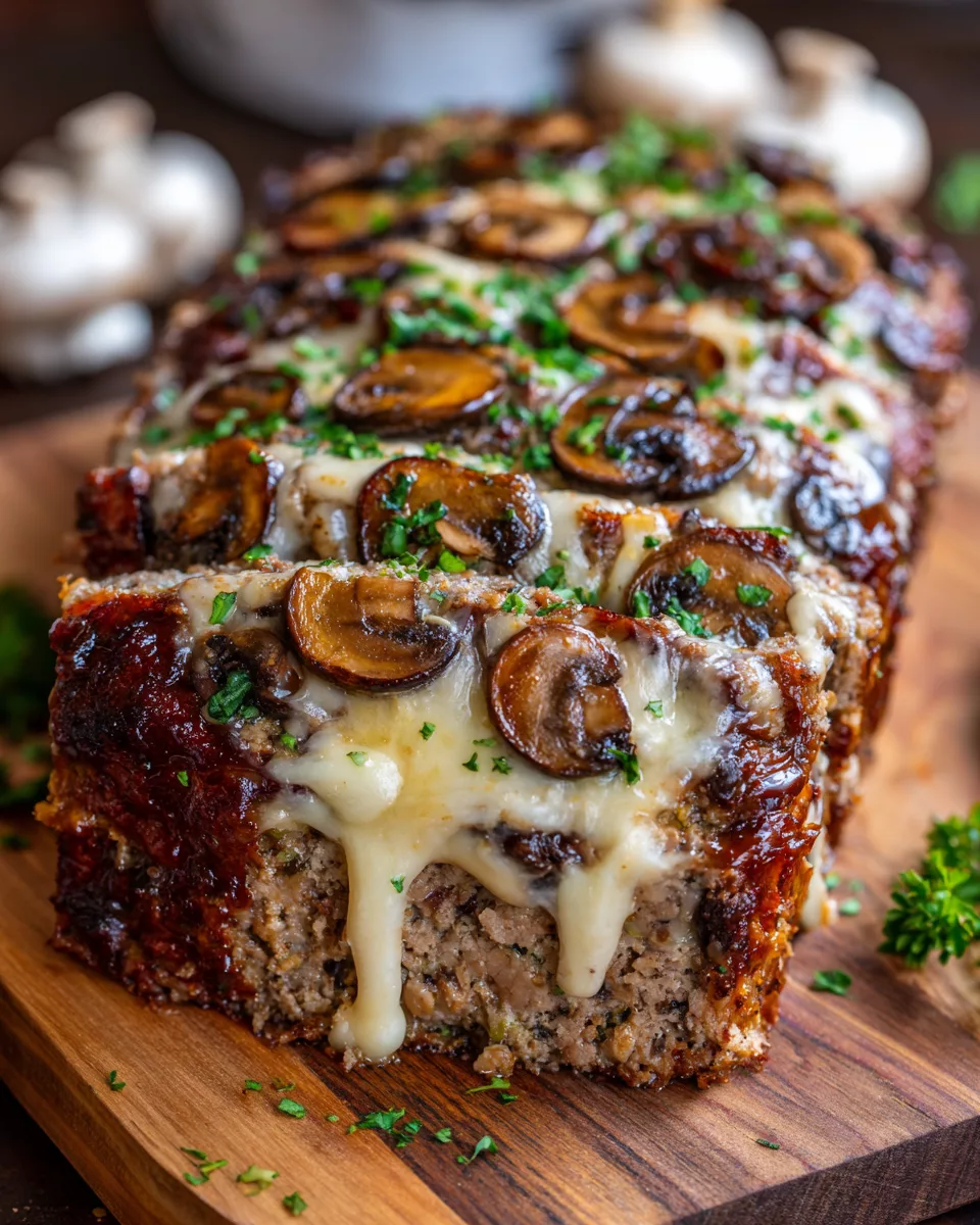 Mushroom Swiss Cheese Meatloaf: A Flavorful Comfort Recipe