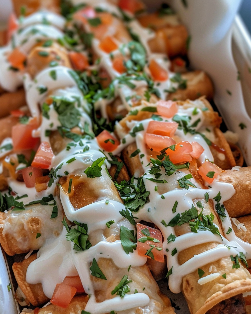 Cheeseburger Ranch Taquitos - Recips by lily