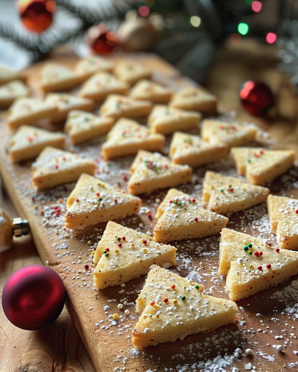 Christmas Shortbread Cookies (4 Ingredients) - Recips by lily