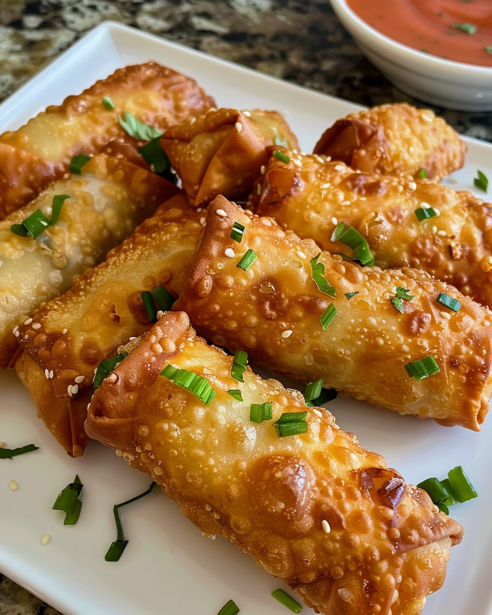Crab Rangoon Egg Rolls - Recips by lily