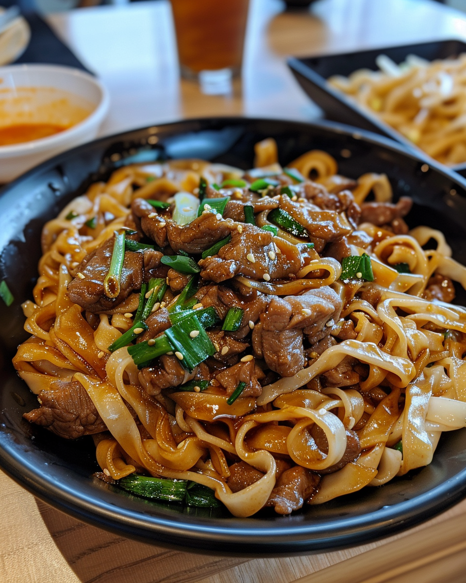 Mongolian Beef Noodles - Recips by lily