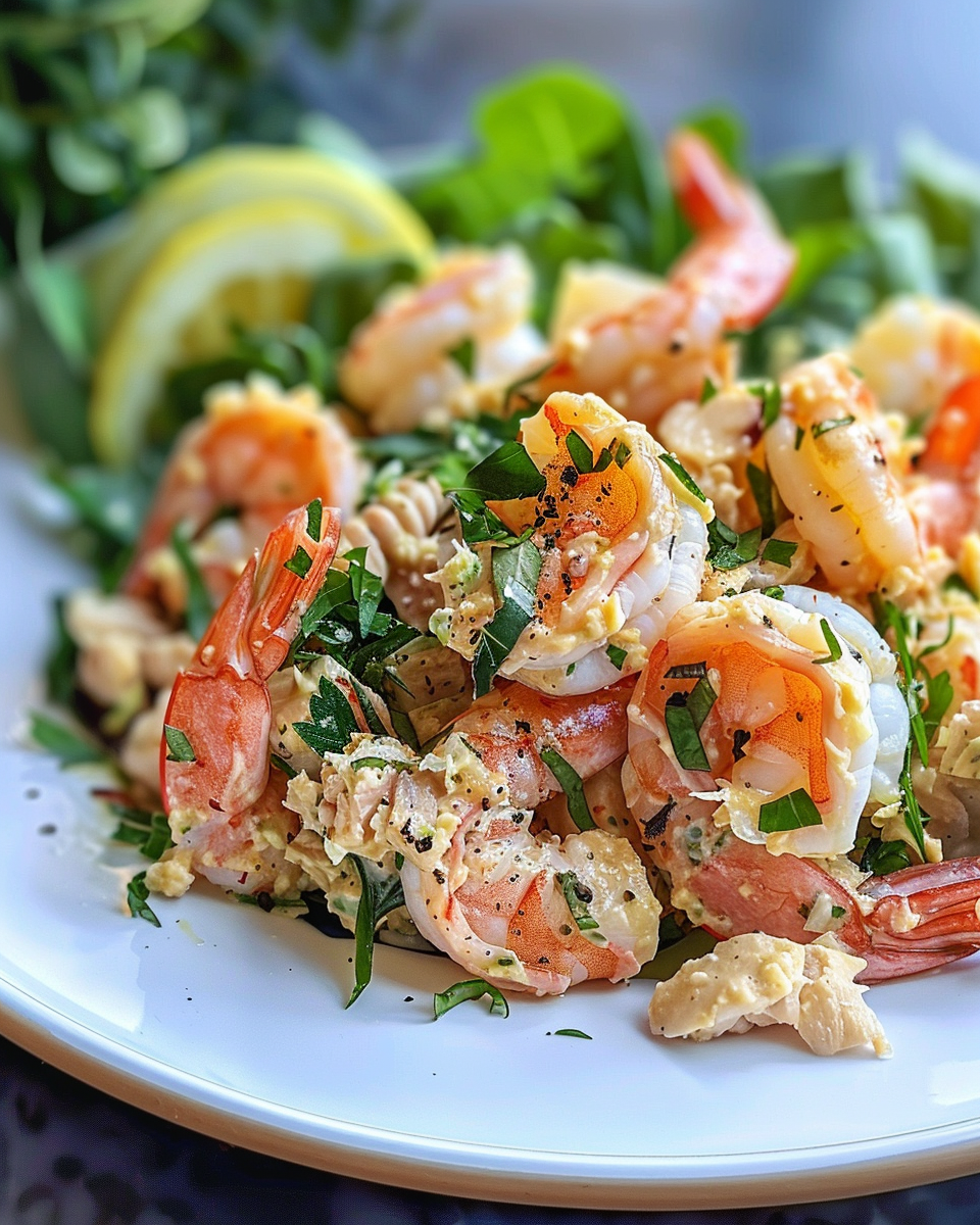 tuna salad recipe with Shrimp and Garlic Butter - Recips by lily