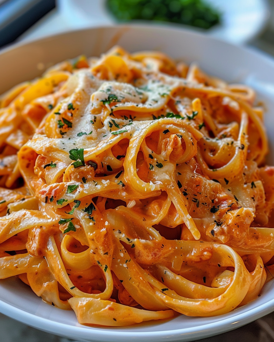 creamy tomato pasta with Creamy Mozzarella - Recips by lily