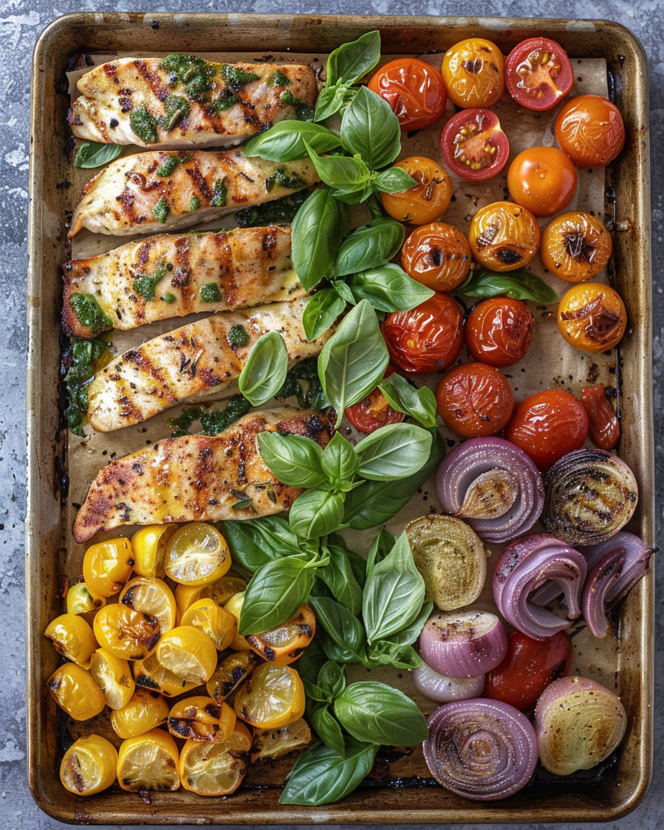 sheet pan dinners recipes with Fresh Basil - Recips by lily