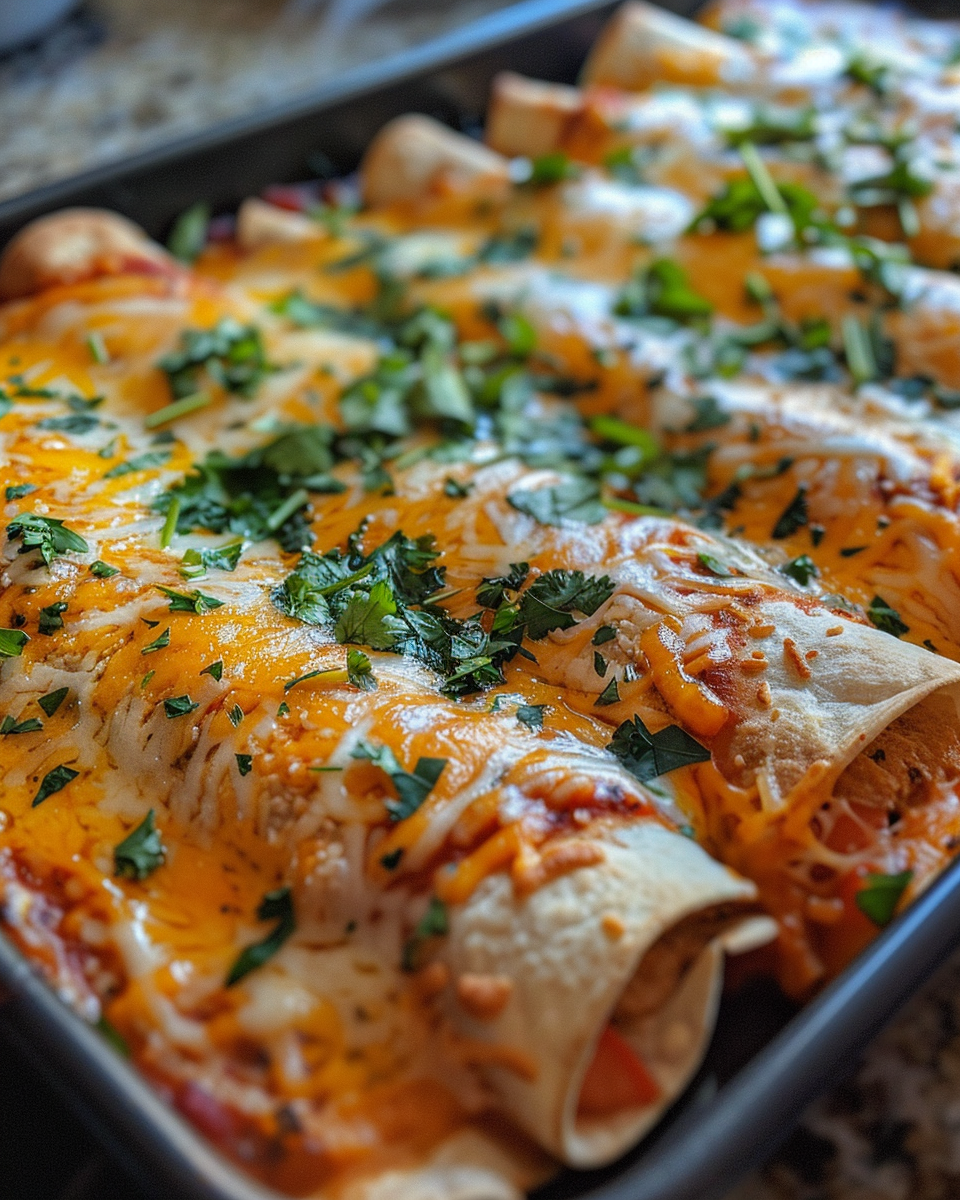 sheet pan enchiladas with Chili Flakes - Recips by lily