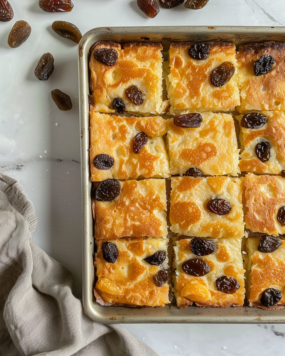 sheet pan pancakes with Raisins and Dates - Recips by lily