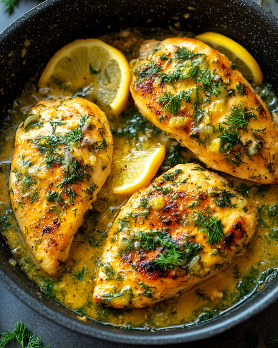 chicken breast recipes stove top with Dill and Lemon Zest - Recips by lily