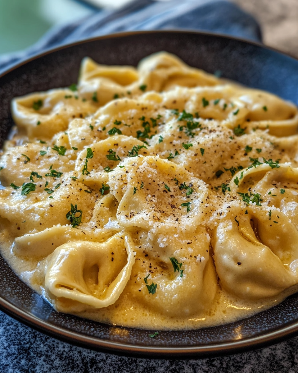 Cowboy Butter Garlic Chicken Tortellini with Fire - Recips by lily