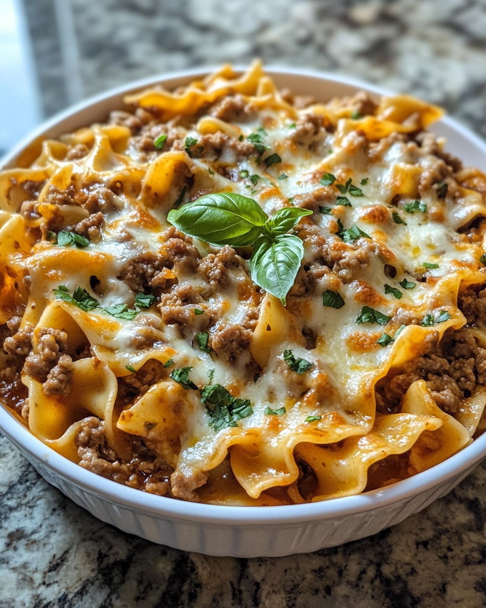 ground beef and noodles with Ricotta Filling - Recips by lily