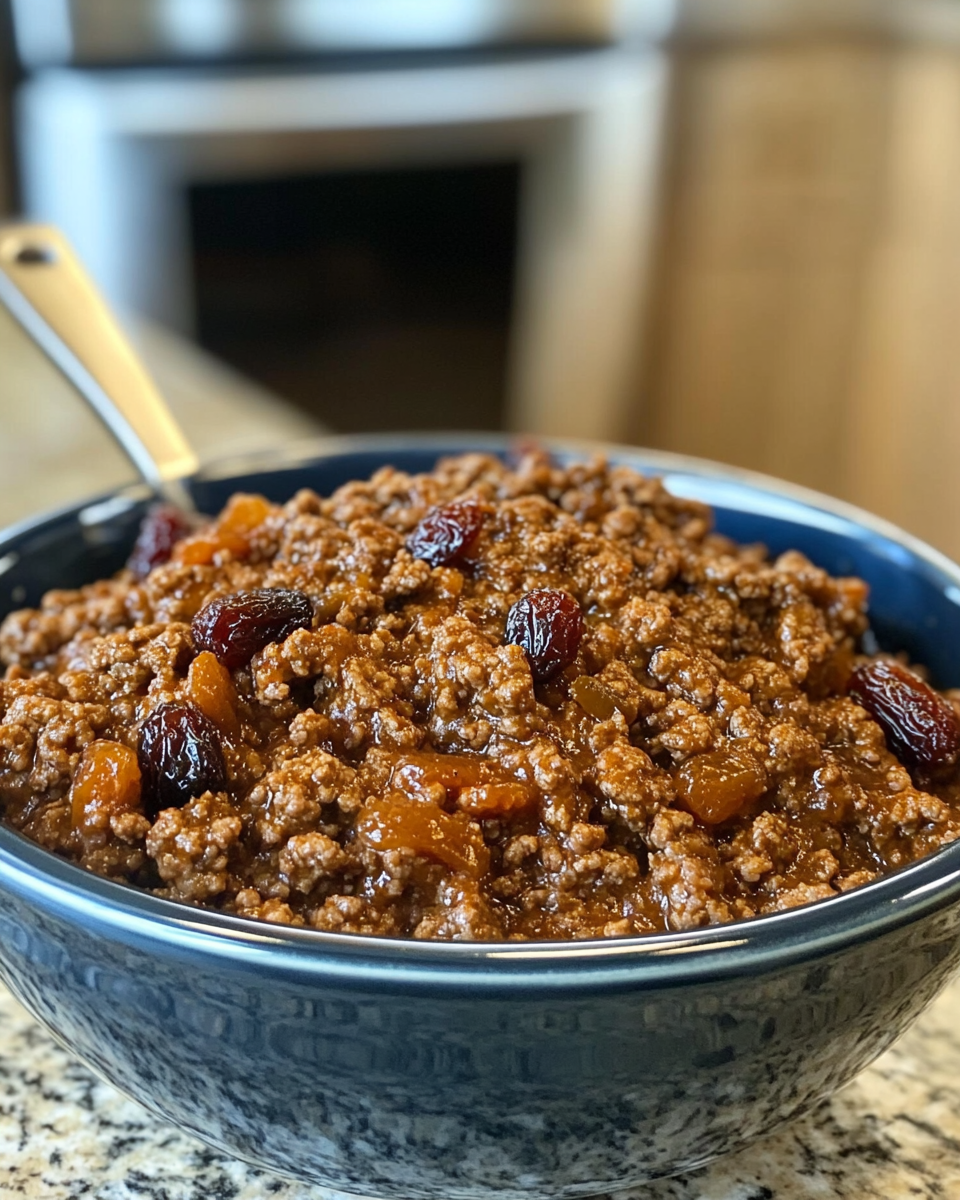ground beef crockpot with Raisins and Dates - Recips by lily