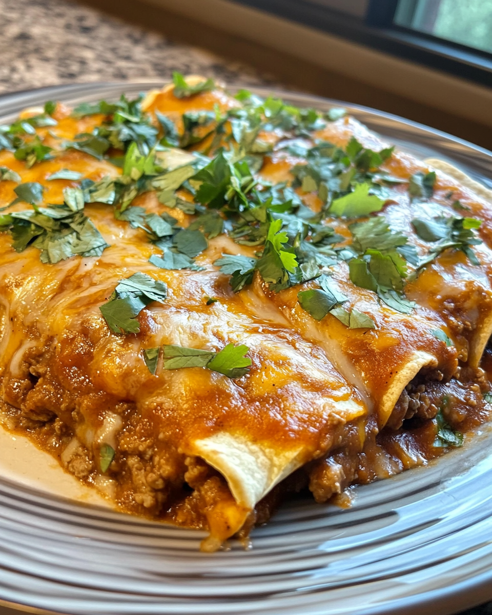 ground beef enchiladas with red sauce with Spicy Peanut Sauce - Recips ...