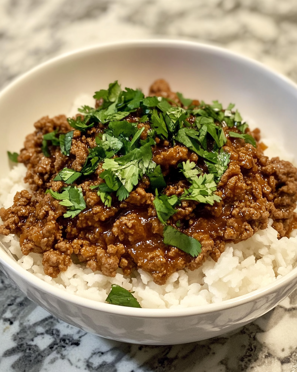 Ground Beef Hot Honey Bowl Spicy, Sweet - Recips by lily