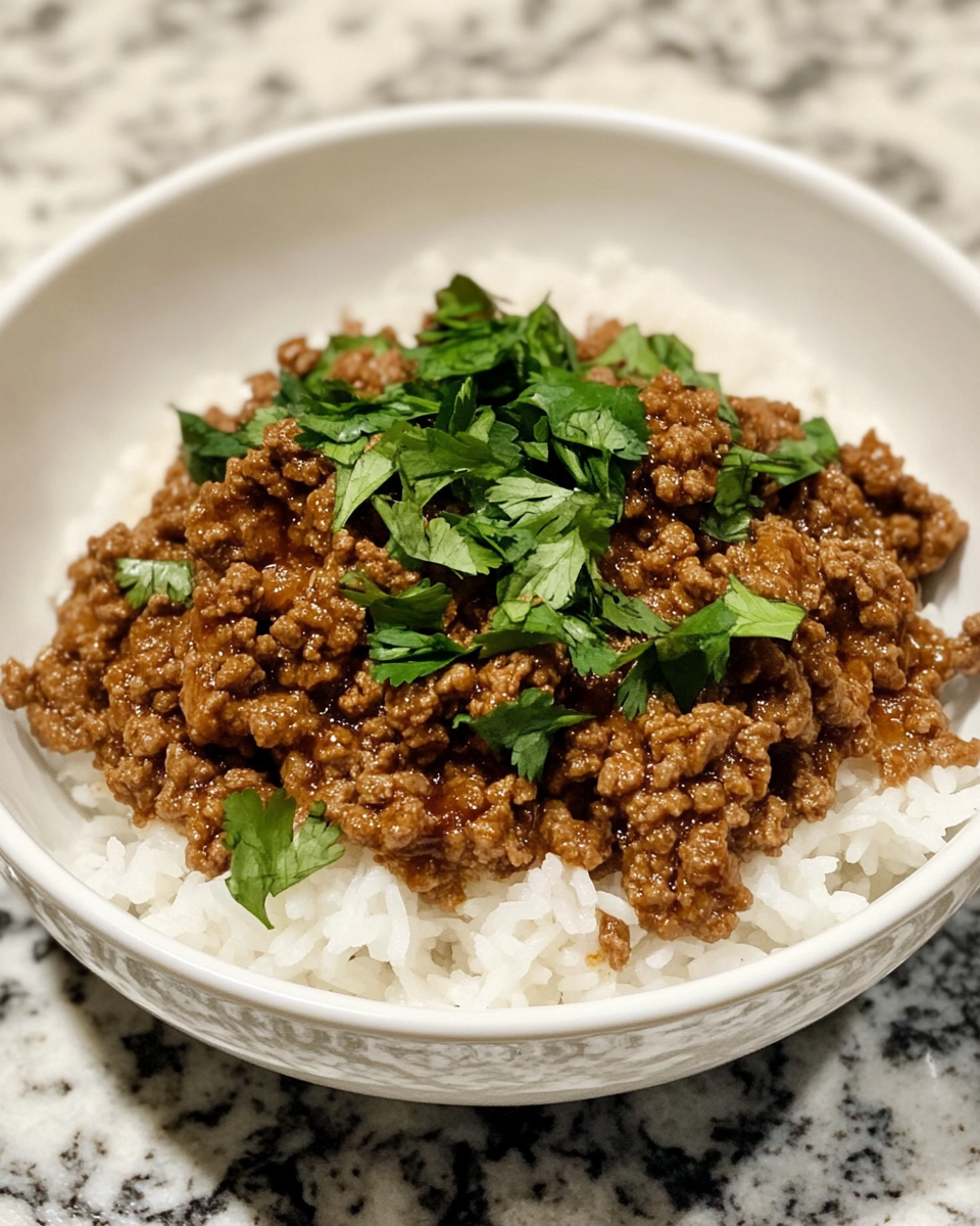Ground Beef Hot Honey Bowl Spicy, Sweet - Recips by lily