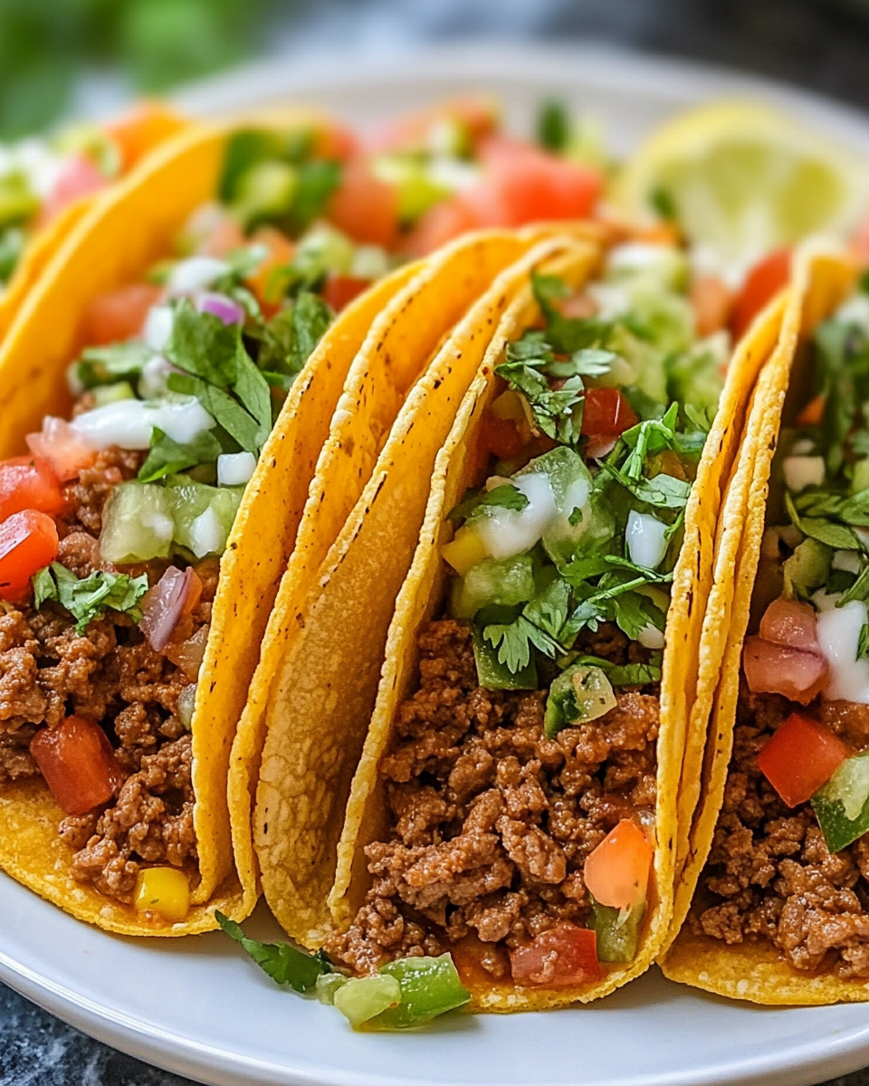 ground beef taco recipes with Creamy Mozzarella - Recips by lily