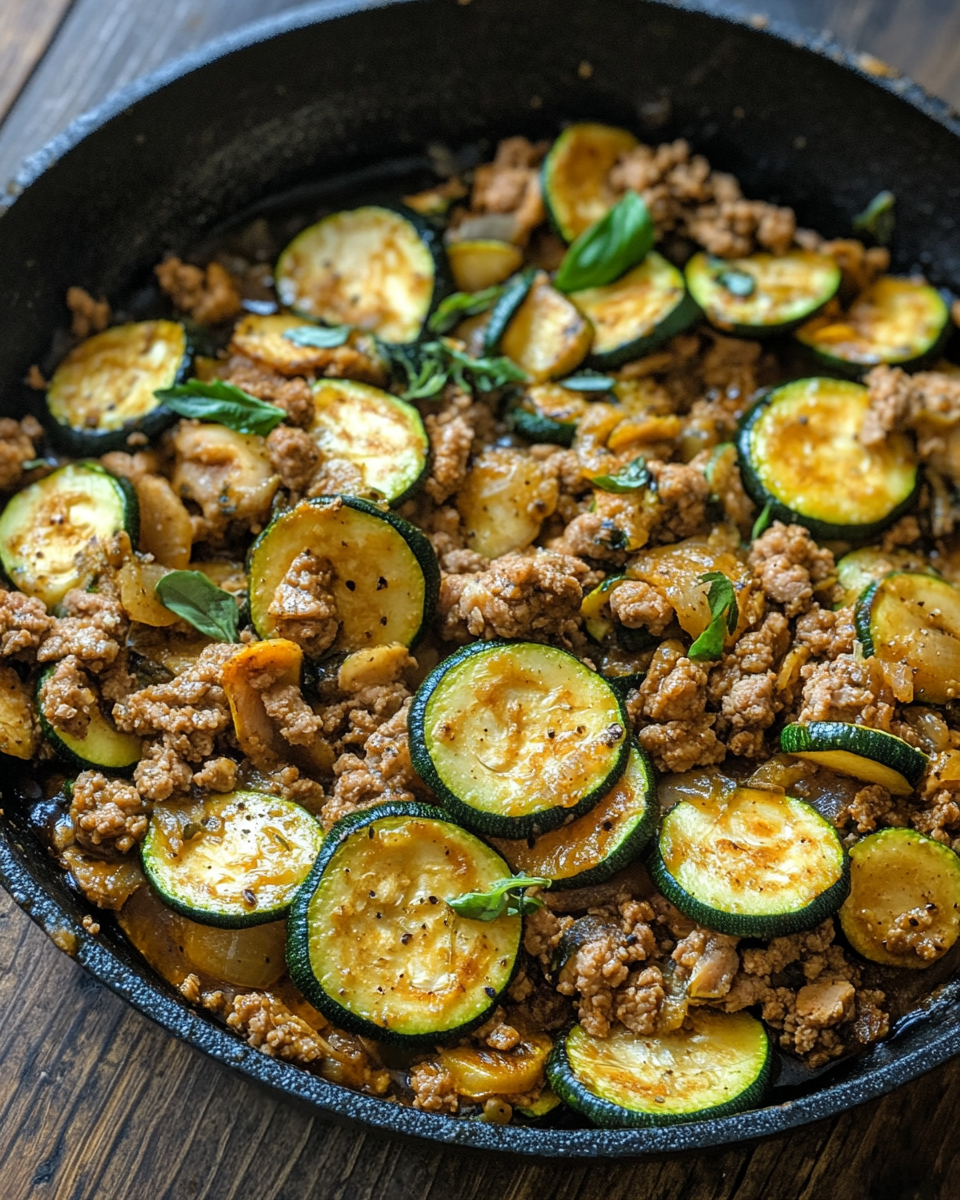 Ground Turkey and Zucchini Skillet - Recips by lily