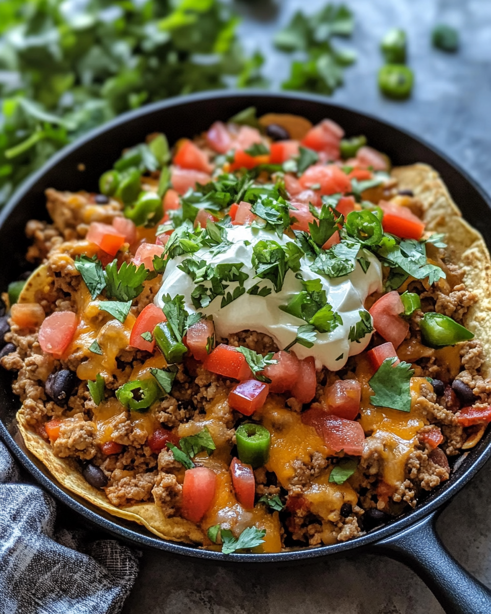 Healthy Ground Turkey Taco Skillet (30-Minutes) - Recips by lily