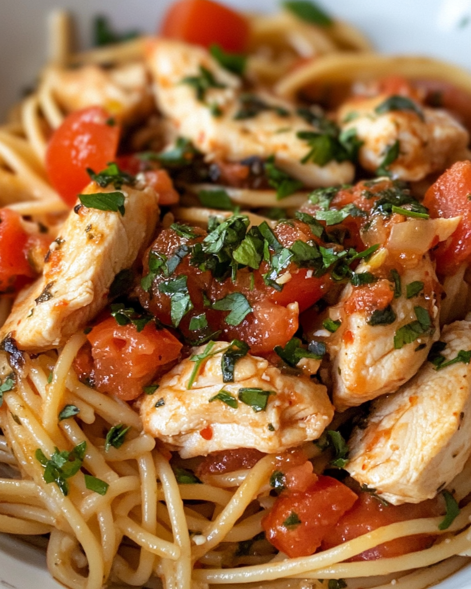 How to Cook Perfect Bruschetta Chicken Pasta - Recips by lily