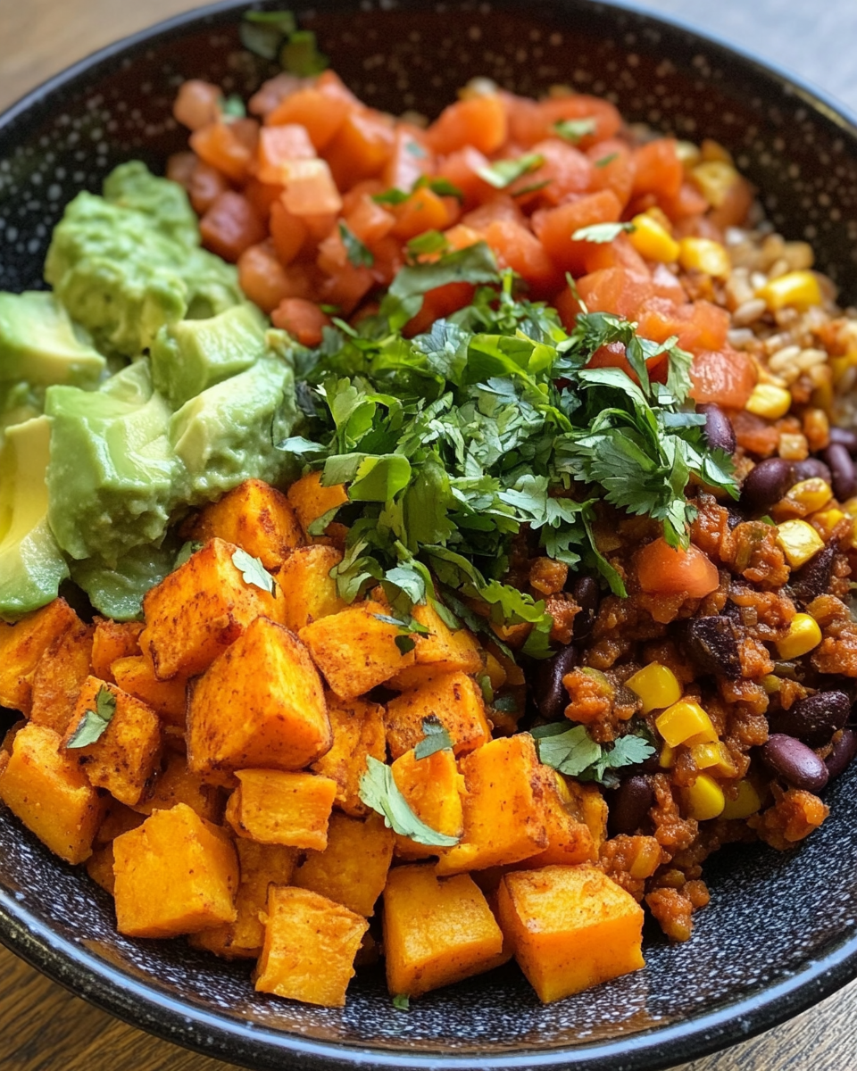 Sweet Potato Taco Bowl - Recips by lily