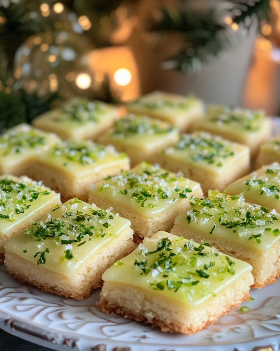 Best Lime Shortbread Cookies