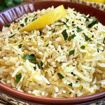 The Lemon Rice Side Dish Your Mediterranean Menu Needs! - Recips by lily